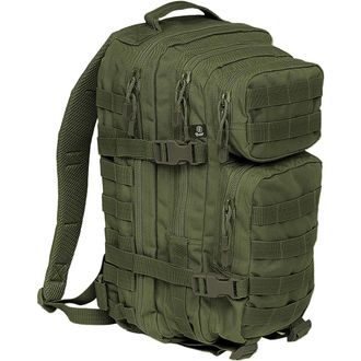 Brandit US ASSAULT PACK RUCKSACK MEDIUM 30L & LARGE 50L ARMEE OUTDOOR TASCHE BW COOPER, Farbe:Oliv, Volumen:Medium (30L)