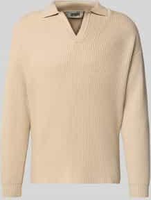 Drykorn Strickpullover mit Polokragen