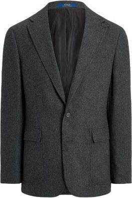 Polo Ralph Lauren Blazer cintr&eacute; en laine m&eacute;lang&eacute;