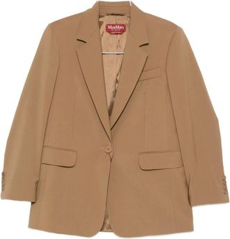 Max Mara Femme, Vestes, Brun, Taille: 40 FR Veste crois&eacute;e