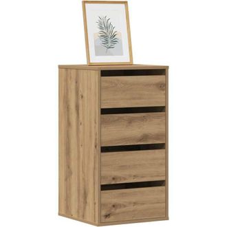 vidaXL Commode dangle ch&ecirc;ne artisanal 40x41x76 cm bois ding&eacute;nierie Vidaxl