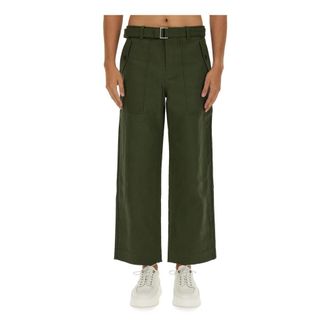 Maison Kitsun&eacute; Workwear Hose - - Trousers - Herren - Gr&uuml;n - W42