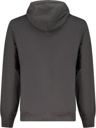 Tommy Hilfiger Logo-Print Cotton Hoodie - Black