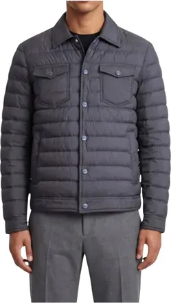 Herno Homme, Vestes, Bleu, Taille: XL La Denim Jacket Legend