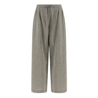 Loulou Studio Femme, Pantalons, Gris, Taille: 34 FR Clark Pants