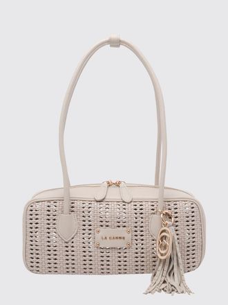La Carrie Sac &agrave; bandouli&egrave;re tress&eacute; avec double anse et double zip