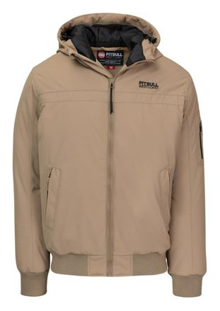 Pitbull Winterjacke Herren mit Kapuze Balboa II, Jacke M&auml;nner mit Rei&szlig;verschluss, Bequeme Seitliche Taschen, Windbreaker, Jacken Perfekt f&uuml;r Winter