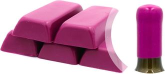 Generico Schellack-Packung mit 500 g oder weichem Siegelwachs zum Versiegeln von Weinflaschen, Bierflaschen, Grappa, Likören (violett)