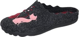 Manitu Femme 320170-01 Chausson, Noir, 41 EU