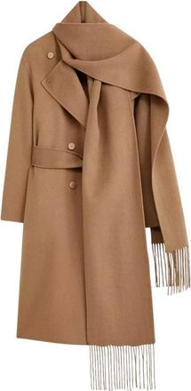 Joseph Femme, Manteaux, Brun, Taille: 40 FR Manteau Écharpe Lepage Double Face Léger