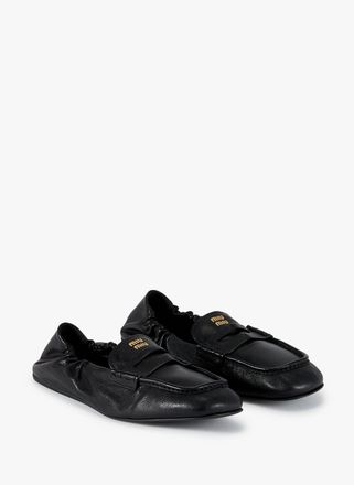Miu Miu Mocassins en cuir su&eacute;d&eacute;