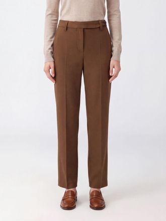 Brunello Cucinelli Pantalon chino droit en coton stretch avec d&eacute;tail monili