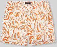 Tommy Hilfiger Regular Fit Badeshorts mit Allover-Muster