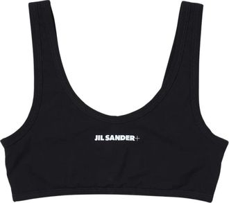 Jil Sander Femme, Maillots de bain, Noir, Taille: 36 FR Maillot de Bain Tankini sans Manches Noir