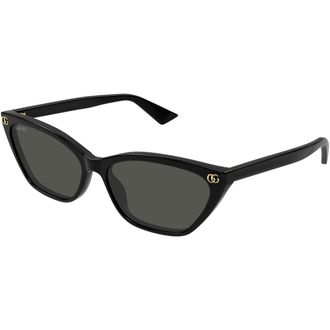 Gucci GG1815S Lunettes de soleil, Noir/Gris, 58 mm