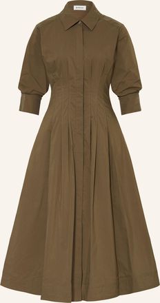 SIMKHAI Simkhai Hemdblusenkleid Jazz Mit 3/4-Arm gruen