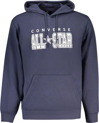 Converse Homme, Sweatshirts et sweats &agrave; capuche, Bleu, Taille: XS Arch All Star Sweat &agrave; capuche