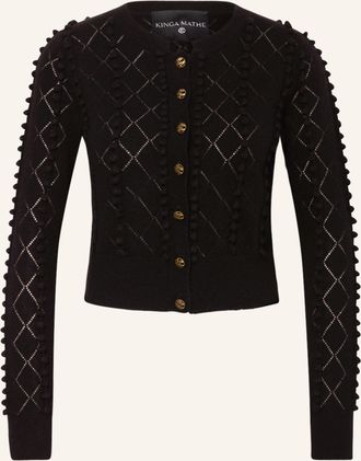 Kinga Mathe Kinga Mathe Strickjanker Aus Cashmere schwarz