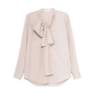 Dries Van Noten Homme, Chemises, Beige, Taille: L Blouses