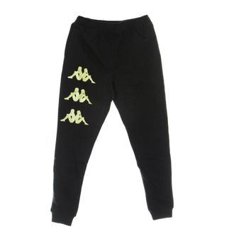 Kappa Leichte Trainingsanzughose Schwarz/Gr&uuml;n - - Trousers - Herren - Schwarzk - S