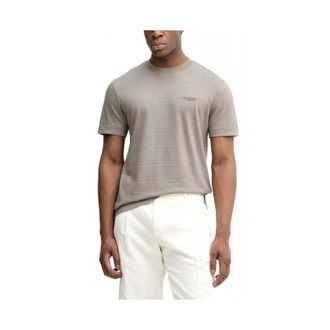HUGO BOSS X Aston Martin Gestreiftes T-Shirt - - Tops - Herren - Grau - L