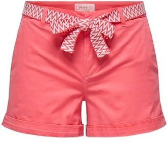 Only ONLBIANA Short Chino pour Femme, Taille Moyenne, Coupe Normale, Dubarry, 36