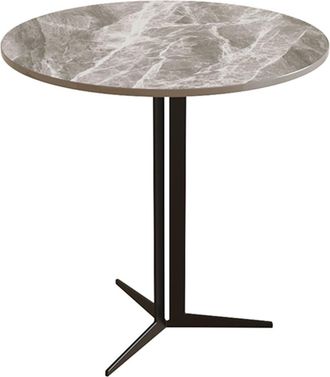 Generic Runder Beistelltisch, runder Getr&auml;nketisch aus Metall, Beistelltisch f&uuml;r die Couch, Akzenttisch f&uuml;r Wohnzimmer, Balkon, dekorativer Sockeltisch, Eckna