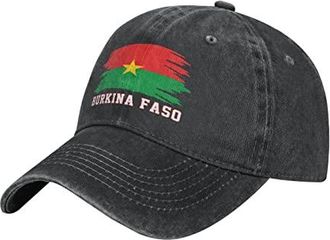 Generic Casquettes De Golf Drapeau du Burkina Faso Vintage Casquette Trucker R&eacute;glable Sunhat pour Entra&icirc;nements Hip Hop Cyclisme