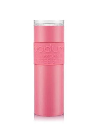 Bodum TRAVEL MUG Vakuum-Reisebecher, Edelstahl, 0,6 l, 20 oz, Bubblegum