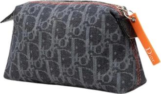 Dior Pre-owned Pochette en jean - Femme - Pre-owned - Bleu - Taille: ONE Size