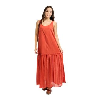 Pennyblack Femme, Robes, Rouge, Taille: 40 FR Long Cotton Dress