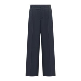 Kenzo Wide Leg Tailored Hosen - - Trousers - Damen - Blau - XS