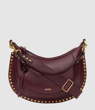 Isabel Marant Sac Naoko Cuir Lisse Bordeaux