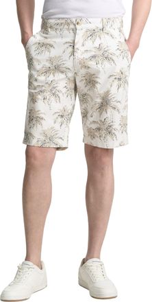 Tom Tailor Herren 1046148 Bermuda Shorts, 37971-Off White Stripe Palm Design, 32