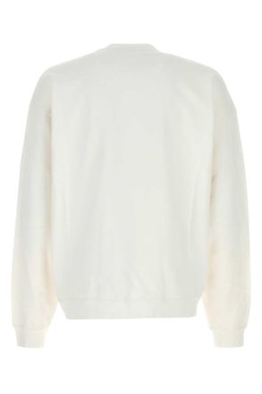 Dsquared2 Mens Hoodie Sweatshirt White Cotton Sweater