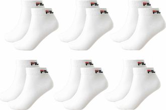 Fila Sportsocken für Herren (6er Pack) (IT, F9300 300 Weiß 39-42)