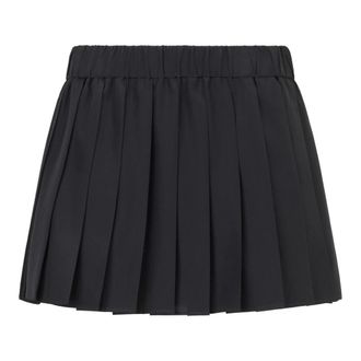 Red Valentino Femme, Jupes, Noir, Taille: 36 FR Short Skirt pliss&eacute;