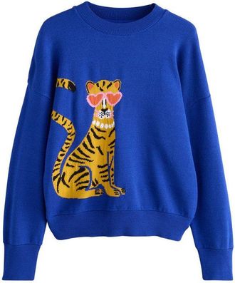 Next Rundhalspullover Rundhals-Sweatshirt mit langen &Auml;rmeln (1-tlg)