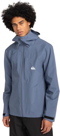 Quiksilver Mens Overcast 10K Jacket, Vintage Indigo, L