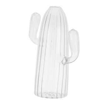 Cabilock Kleine Dekorative Glasvase f&uuml;r Blumen und Sukkulenten Klare Transparente Blumenvase mit Glatter Oberfl&auml;che Vielseitig als Hydroponikgef&auml;&szlig; und Aroma di