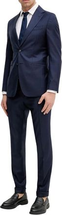 HUGO BOSS Homme, Costumes, Bleu, Taille: M Huge Slim Fit Wool Suit
