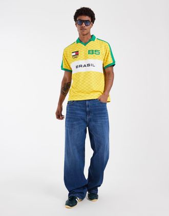 Tommy Hilfiger Coupe du Monde - Maillot de football du Br&eacute;sil - Jaune