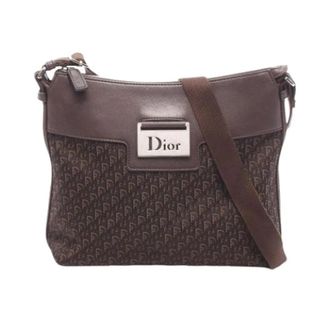 Dior Pre-owned Trotter Canvas Crossbody Bag - - Pre-owned - Damen - Braun - ONE SIZE