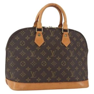 Louis Vuitton Sac &agrave; main en toile Pre-owned - Femme - Pre-owned - Brun - Taille: ONE Size
