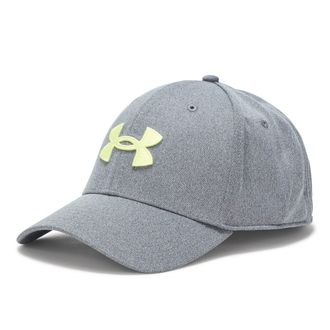 Under Armour Herren Blitzing Cap Stretch Fit, (025) Castlerock/Sonic Yellow, L/XL