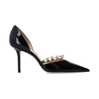 Jimmy Choo London Femme, Chaussures, Noir, Taille: 35 EU Escarpins en cuir verni Aurelie
