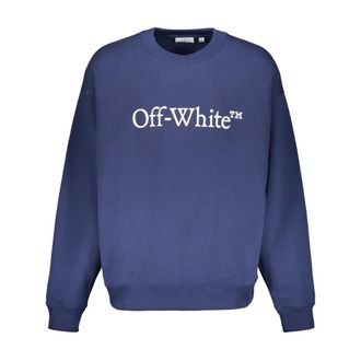 Off-white Homme, Sweatshirts et sweats &agrave; capuche, Bleu, Taille: XS SweaT-shirt Logo