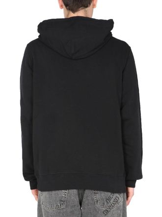Diesel Cotton Drawstring Hoodie - Black