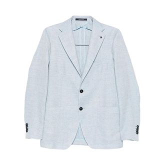 Tagliatore Einreihiger Blazer - - Jackets - Herren - Blau - XL