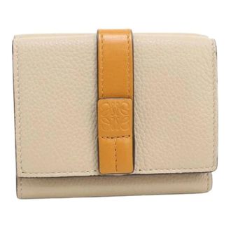 Loewe Portefeuille Pre-owned (tri-pli) - Femme - Pre-owned - Beige - Taille: ONE Size